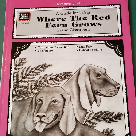 Other | Whete The Red Fern Grows Literature Unit For Classroom Use ...